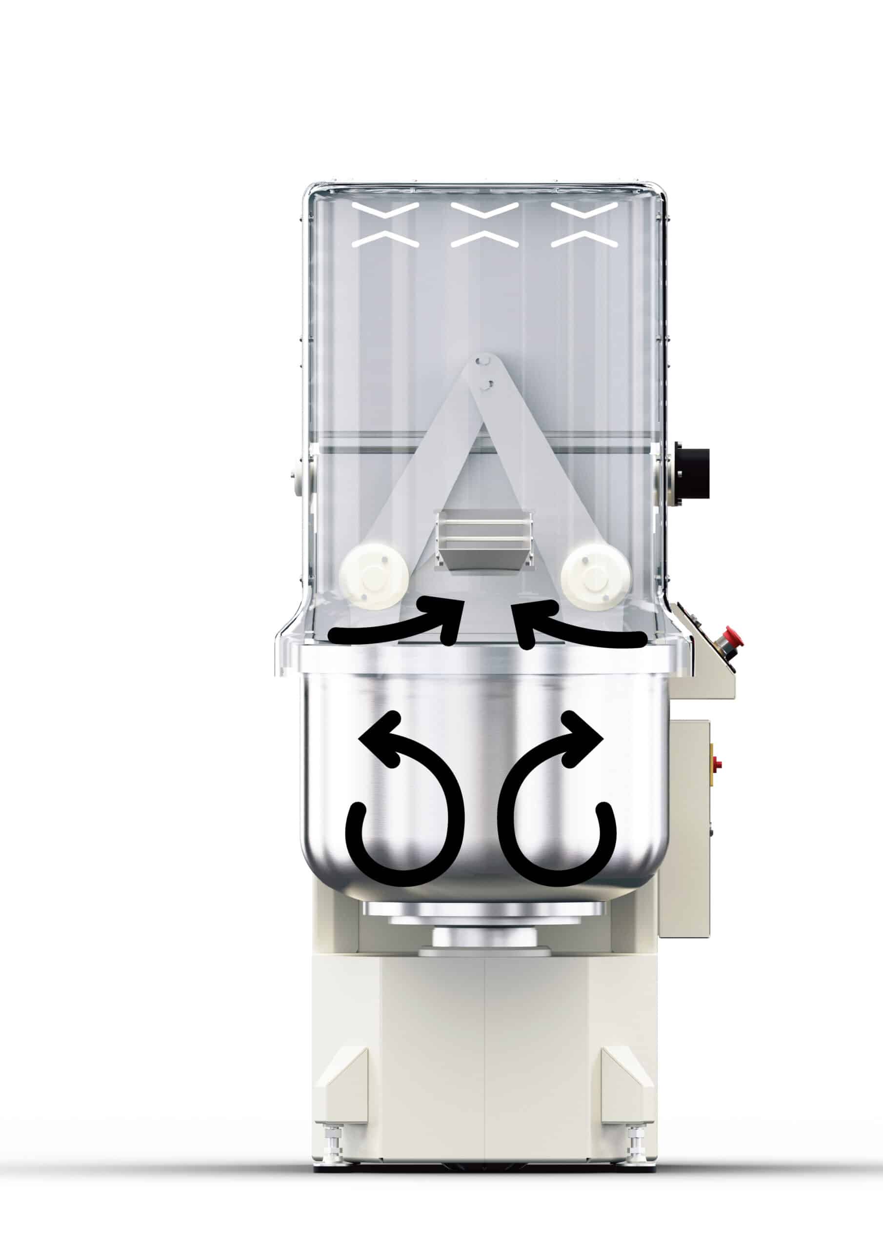 IBT55INV Twin-Arm Plunging Mixer - Eurodib Inc.